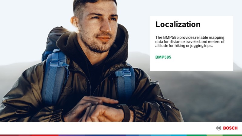 Bosch barometric pressure sensor BMP585 | Bosch Sensortec