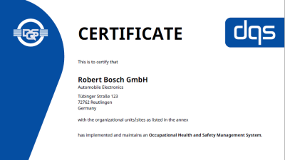 Sustainability & Quality | Bosch Sensortec